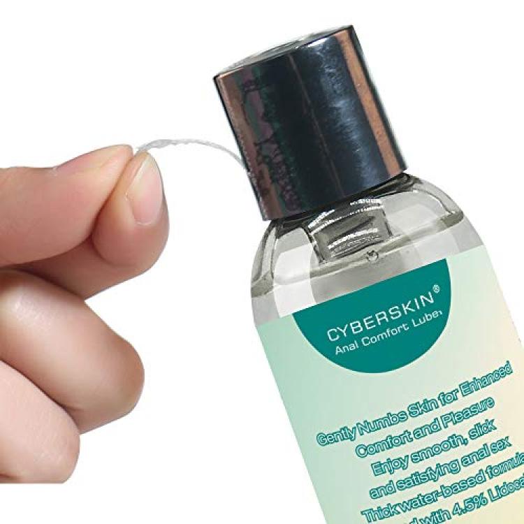 Cyberskin Back Door Anal Lubricant-8 fl.oz, Water-Based Desensitizing ...