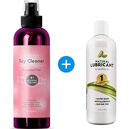 Toy Cleaner and Lube Bundle for Men and Women - Hypoallergenic ...